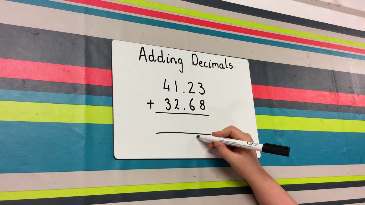 Adding Decimals Youtube