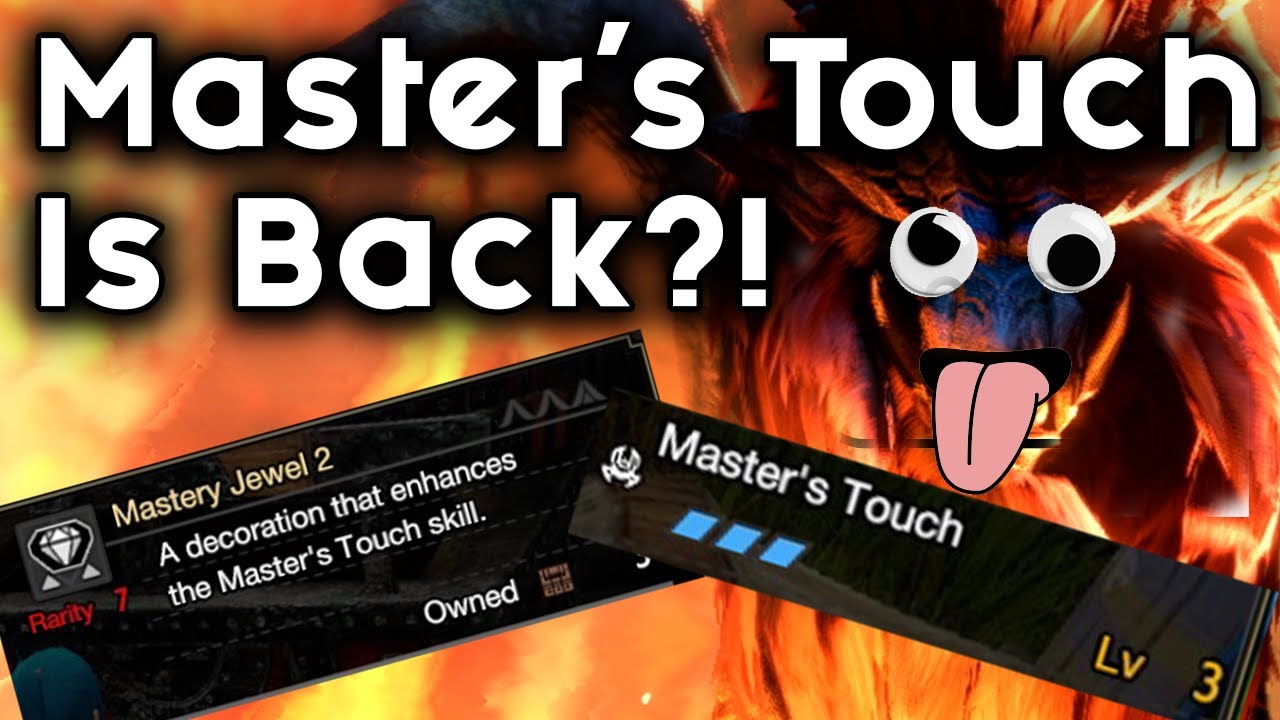 New Op Master S Touch Build Template For Monster Hunter Rise Youtube