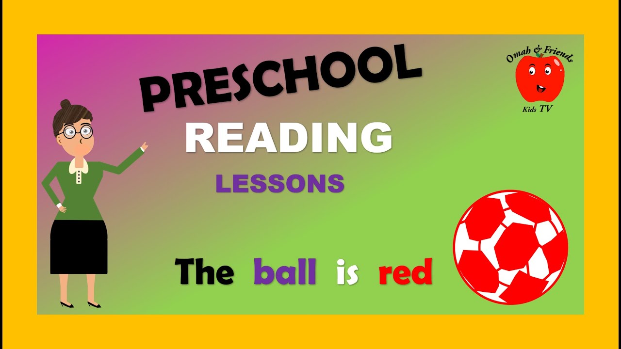 Preschool Reading Lessons Letter Blending Sight Words Abc Phonics