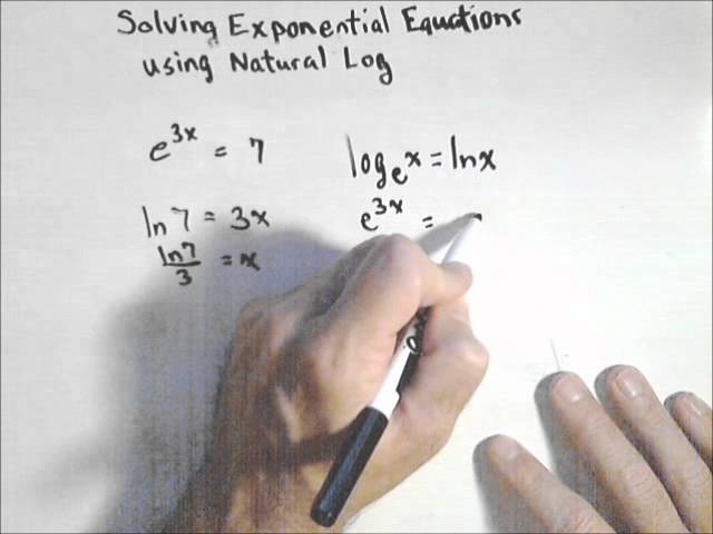 How To Solve Exponential Equations With Base E Tessshebaylo