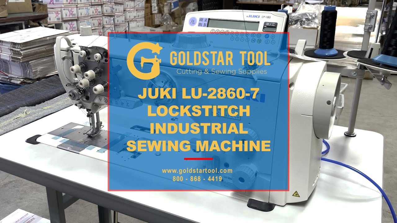 Product Showcase Juki Lu 2860 7 Lockstitch Industrial Sewing Machine