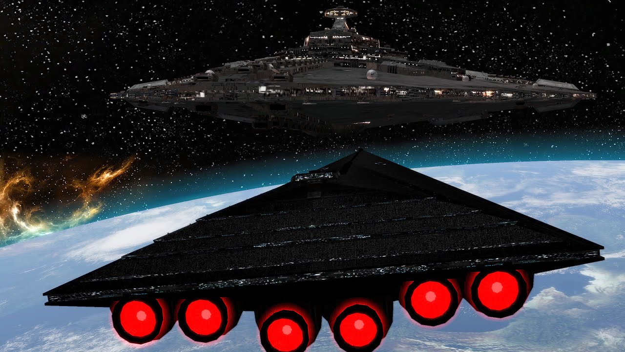 Super Star Destroyer War Eclipse I Takes On Megator In An Epic Fight