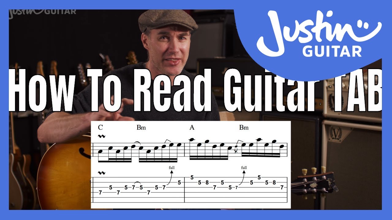 How To Read Guitar Tab For Beginners Guitar Lesson Examples How