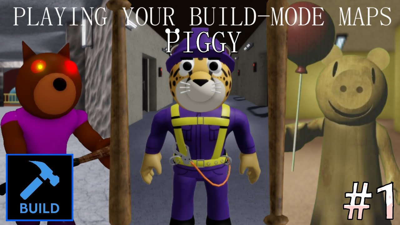 Playing Piggy Build Mode Maps Roblox Piggy 1 Youtube