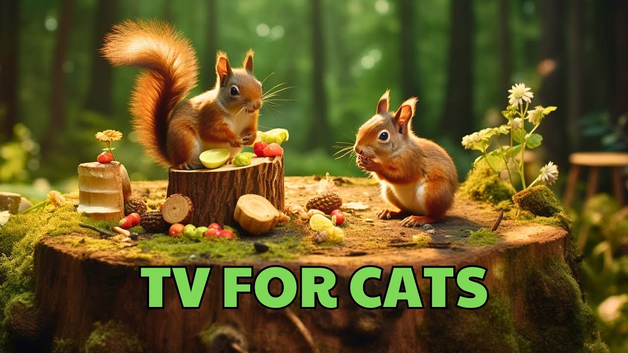 Cat Tv For Cats To Watch ёяш Funny And Cute Birds And Squirrels ёяржёяр я п 24