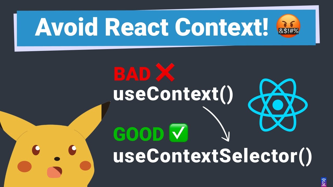 Don T Use React Context Use This Instead Youtube