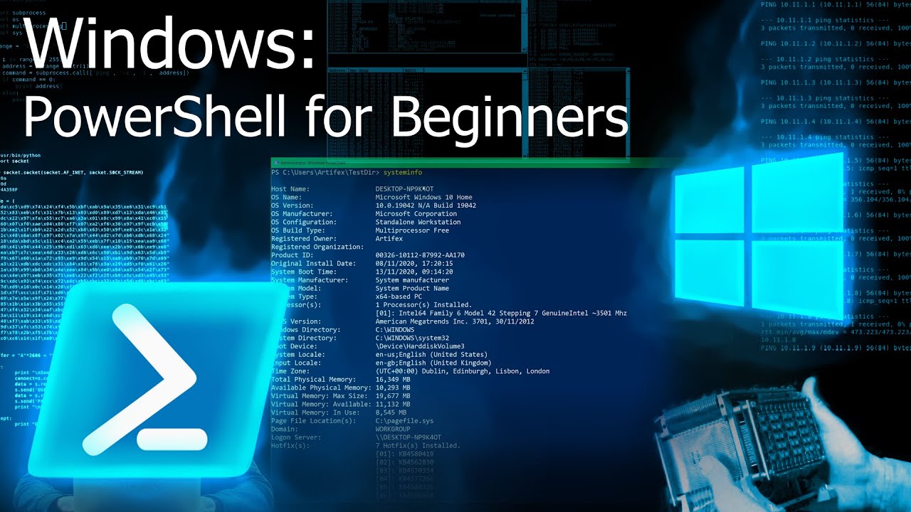 Windows Powershell Command Line For Beginners Tutorial Youtube