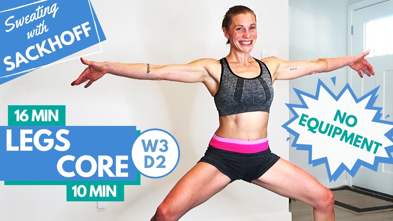 Legs And Core Workout Week 3 Day 2 With Katee Sackhoff Youtube