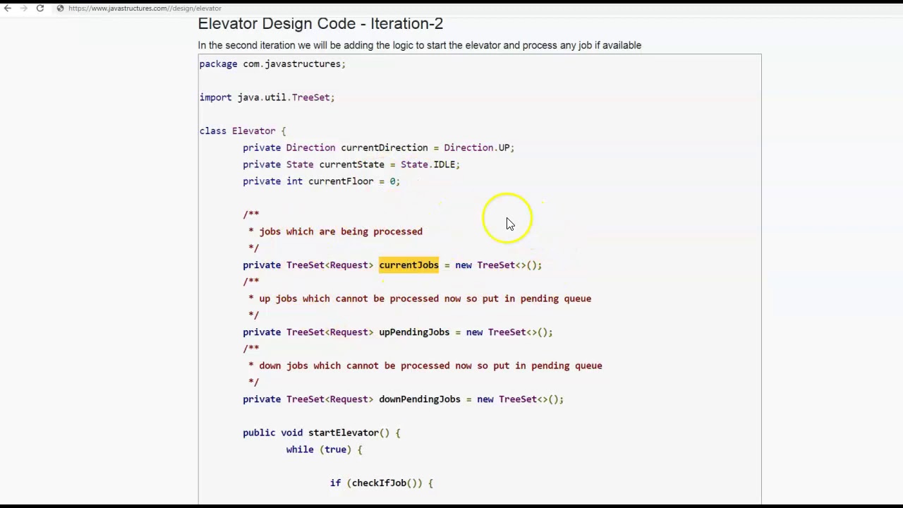 Elevator System Design Using Java Youtube