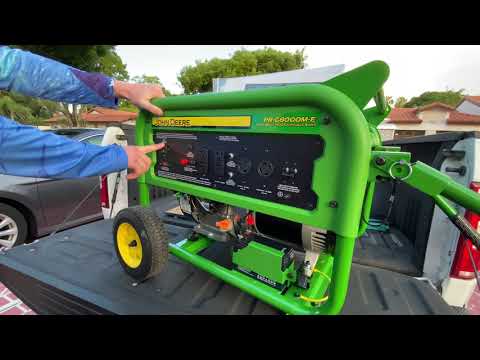 How To Use A Generator John Deere Generators Overview Youtube