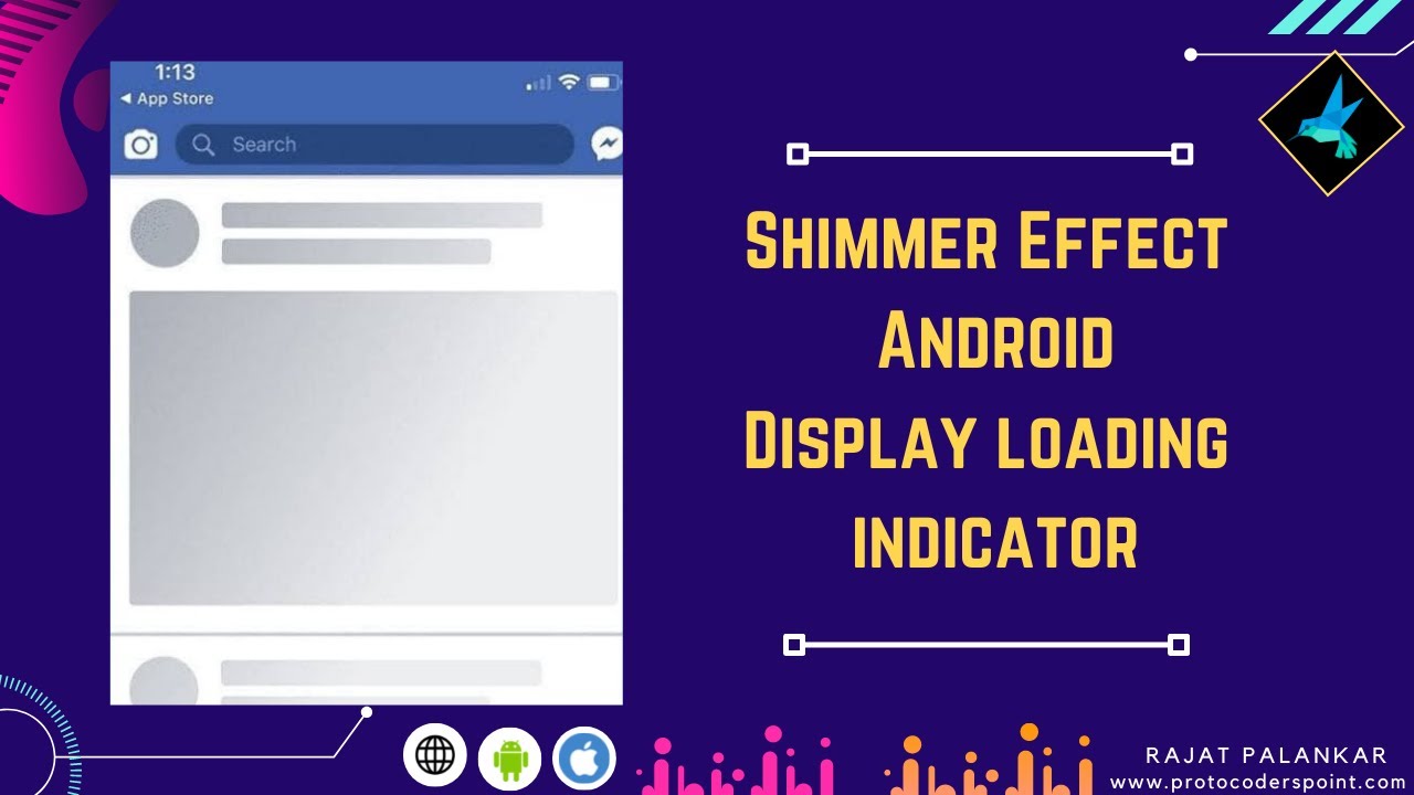Shimmer Effect Android Show Loading Process A Facebook Github Library