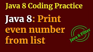 Java Program To Find All Even Odd Numbers From A List Using Java 8
