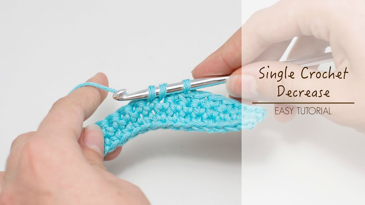 How To Single Crochet Decrease Youtube