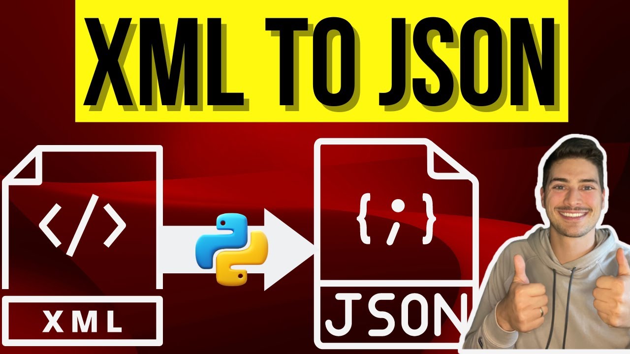 How To Convert Xml To Json Using Python Youtube
