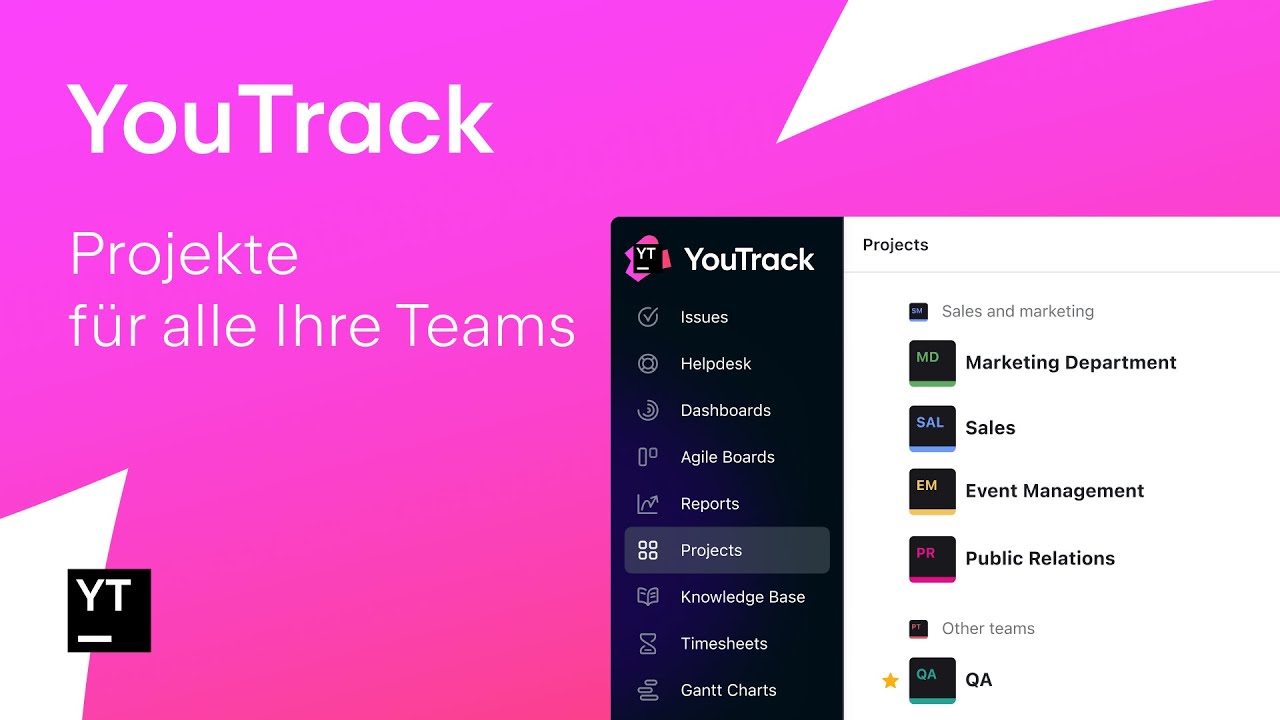 Youtrack Projects For All Your Teams German Projekte Für Alle Ihre