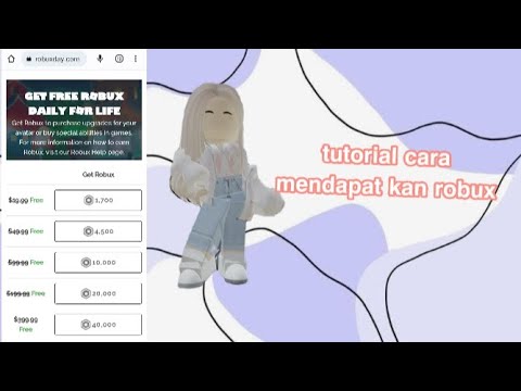 Tutorial Cara Mendapatkan Robux Youtube