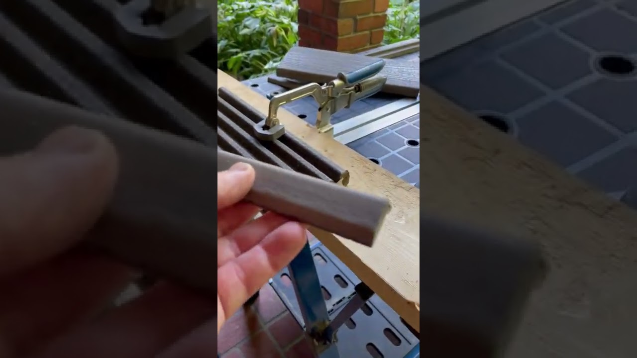 Diy Trex Deckboard End Cap Youtube
