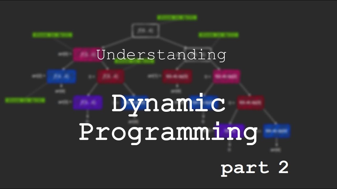 Dynamic Programming Workshop Part 2 2 Youtube