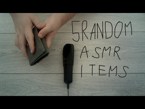 5 Random Asmr Items Youtube