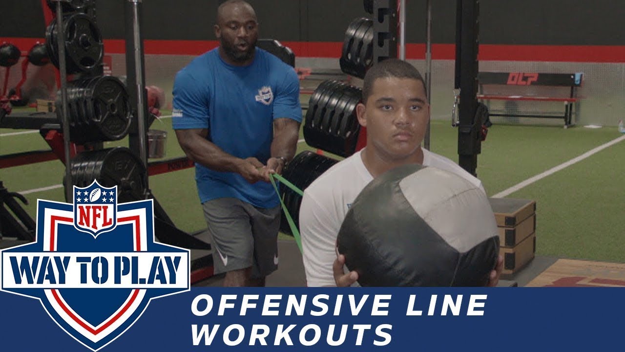 Offensive Linemen Workouts To Improve Posture Strength Youtube