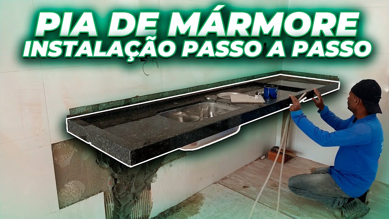 Como Instalar Pia De Mármore Instalação Passo A Passo Youtube