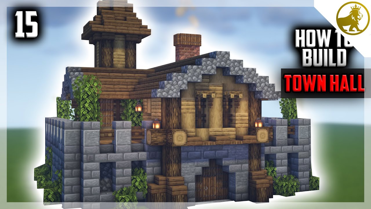 Minecraft Town Hall Tutorial Youtube