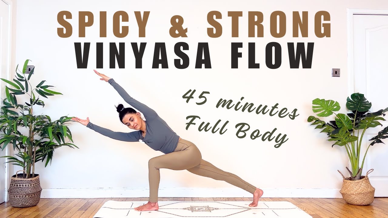 45 Minute Intermediate Vinyasa Flow Challenging Yet Fun Flow Yoga