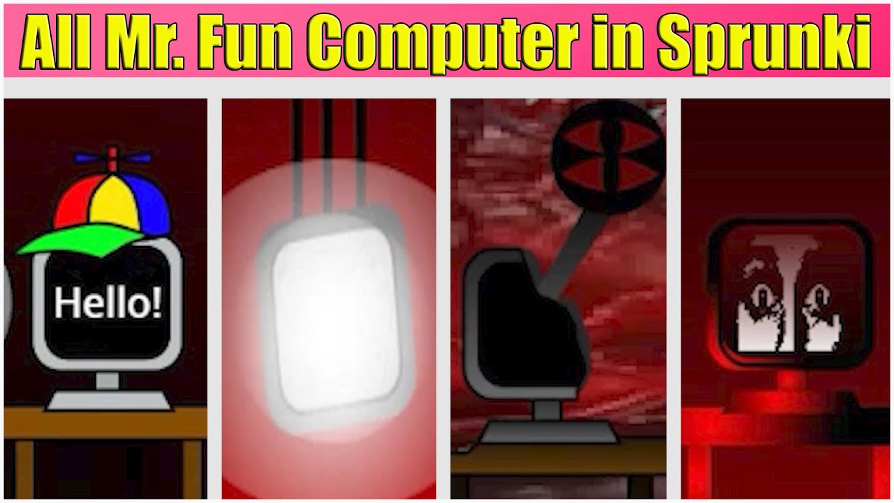 Sprunki Incredibox All Mr Fun Computer In Stages Sprunki Youtube