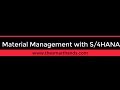Sap S 4 Hana Mm Training Introduction To S4hana Mm Video 1 Sap S4hana ...
