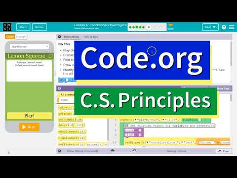 Code Org Lesson 6 4 Conditionals Investigate Tutorial And Answer