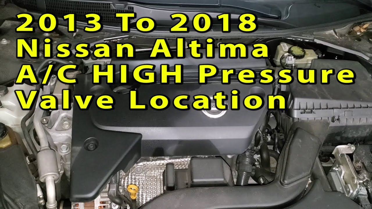 Ac Pressure Switch Nissan Altima At Gilbert Strothers Blog