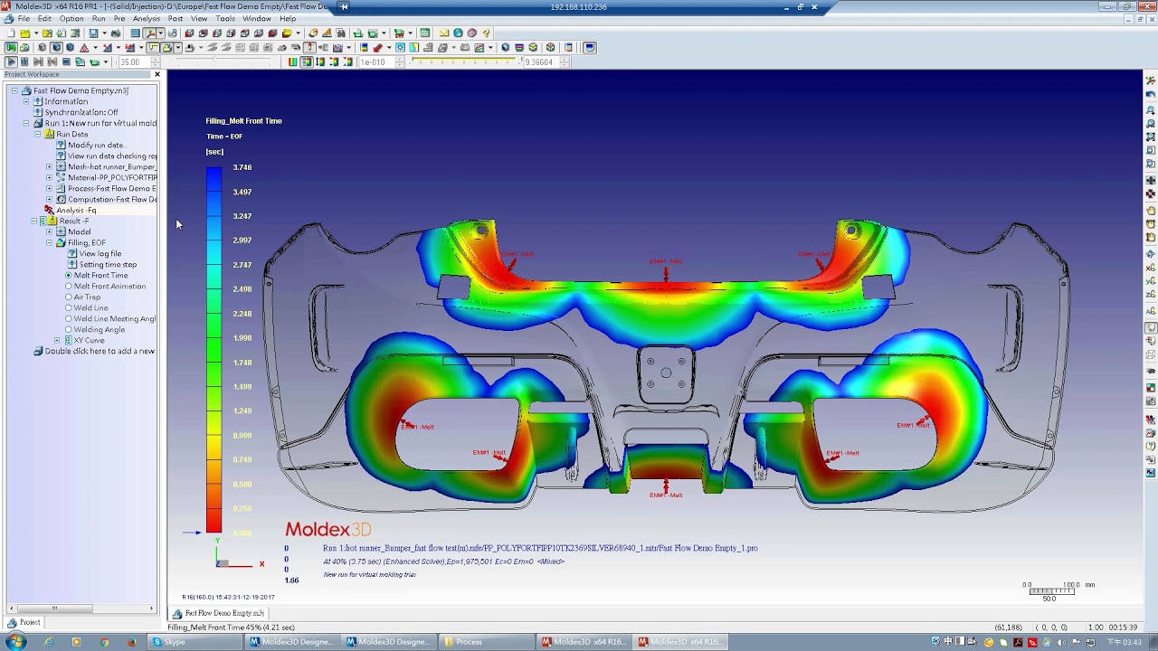 Moldex3d R16 Introduction To Quick Flow Analysis Youtube
