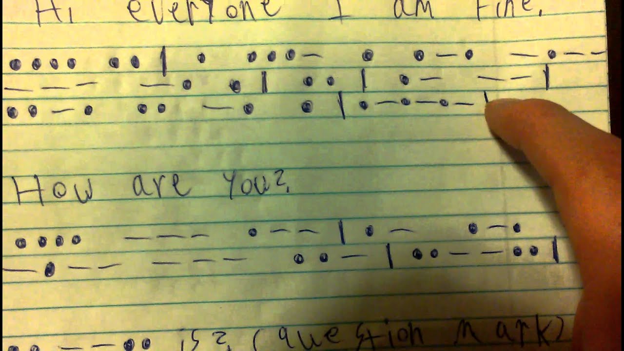 Morse Code Tutorial With Good Explaining Youtube
