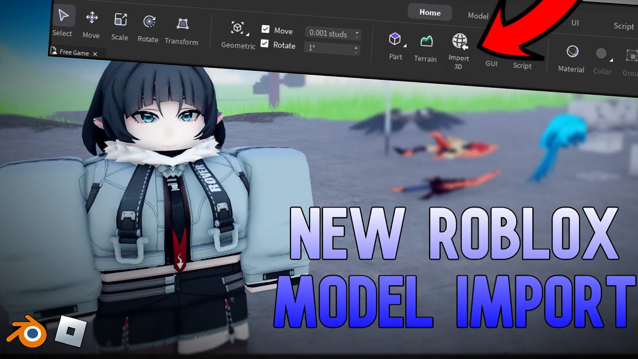 How To Import Models With New Roblox Studio Ui Update Youtube