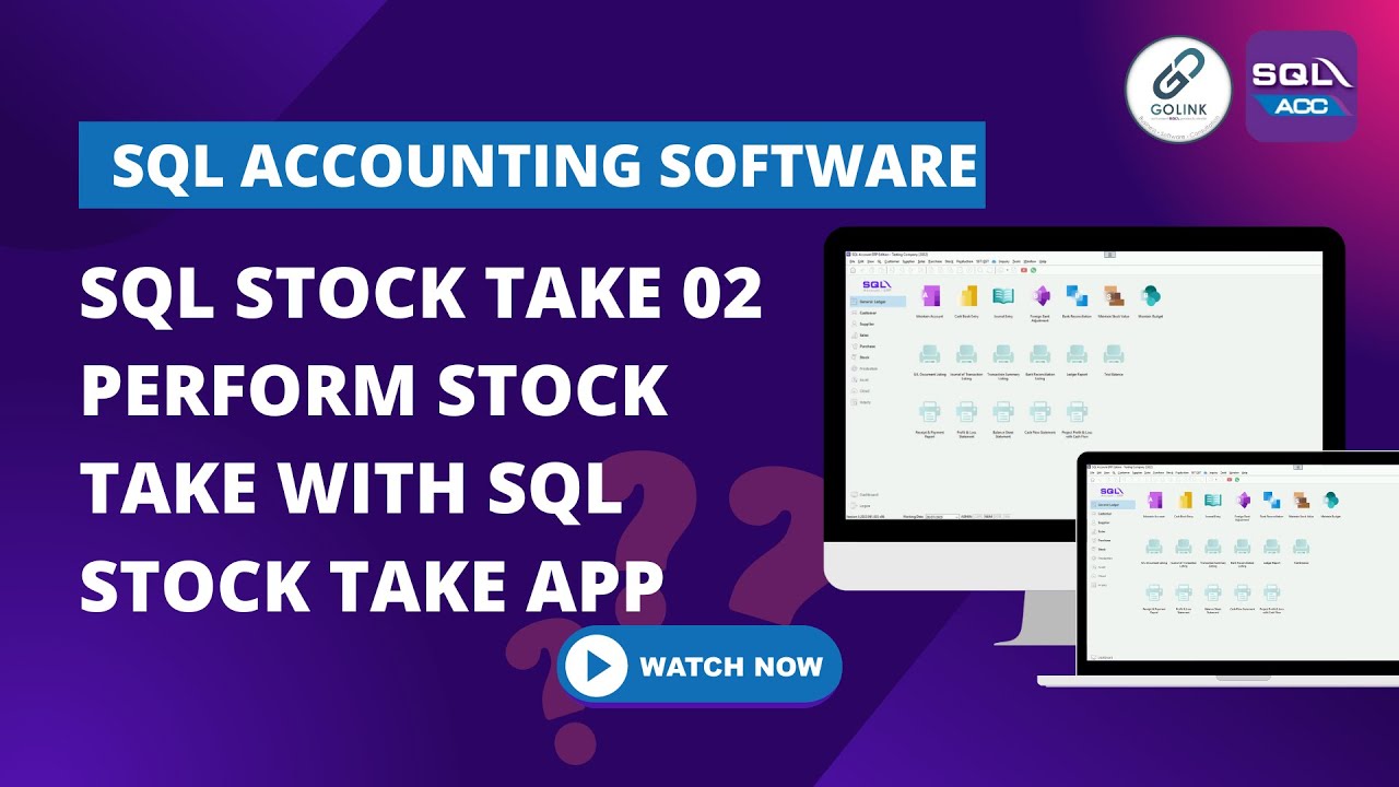 Sql Stock Take 02 Perform Stock Take With Sql Stock Take App Youtube