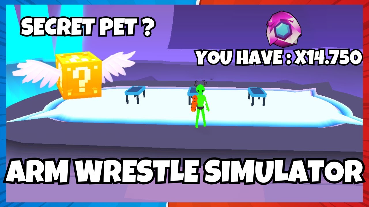 Yi̇ne Deli̇ Gi̇bi̇ Pet Açtim Secret Pet çikti Arm Wrestle Simulator