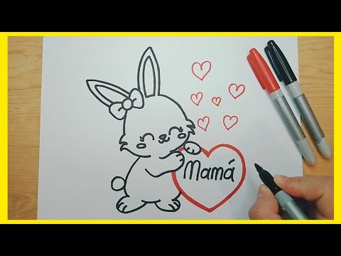 Te Amo Mamá Feliz Día De Las Madres Como Realizar Un Dibujo Para Mamá