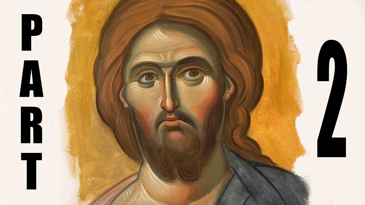 How To Draw And Paint The Face Of Christ Iconography Tutorial Part 2