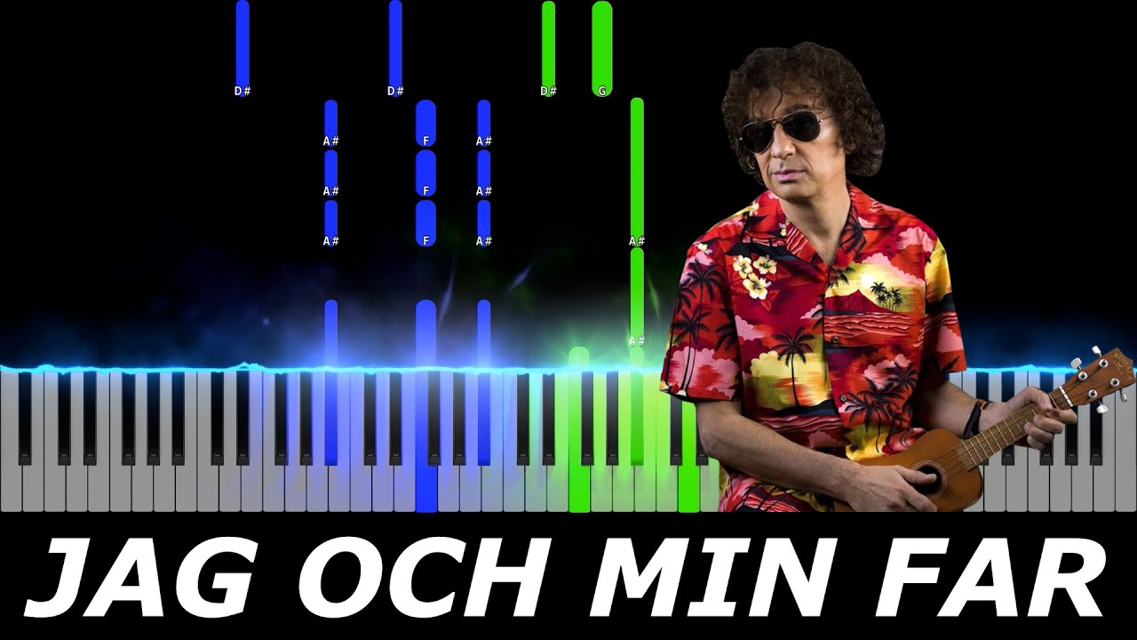 Jag Och Min Far Magnus Uggla Piano Tutorial Youtube