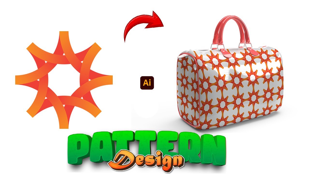 Geometric Pattern Design In Illustrator Youtube