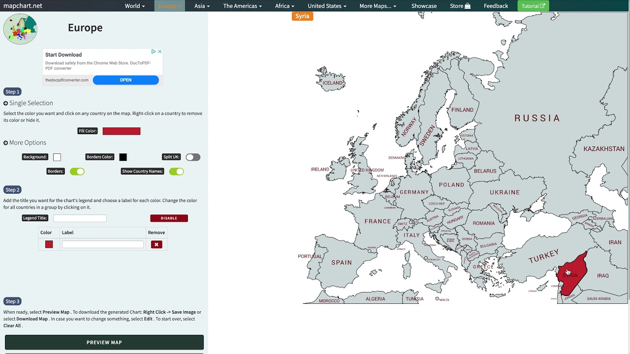 How To Use Mapchart Youtube