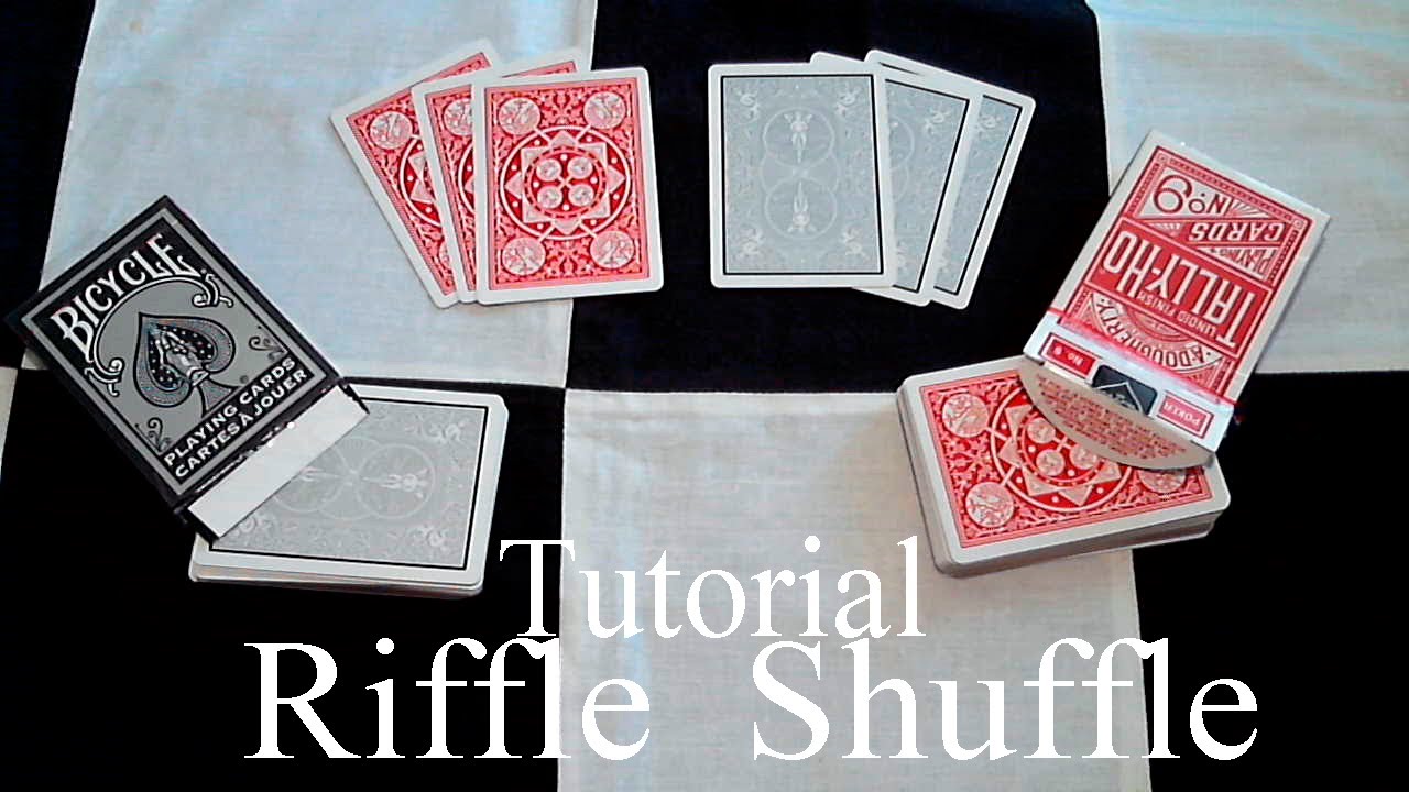 Riffle Shuffle Tutorial Card Trick Youtube