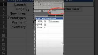 Create Progress Bar In Excel Cells Ms Office By Gatta Mp3 Mp4