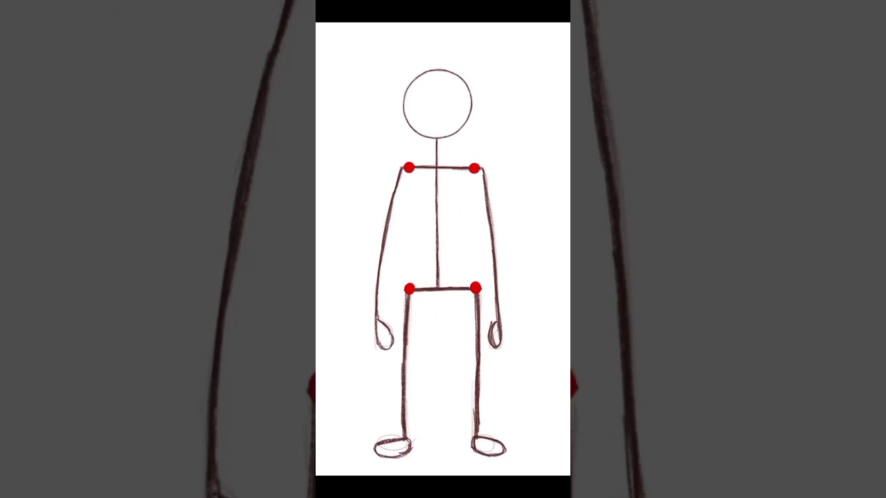 Cómo Dibujar Cuerpos Parte 2 Shorts Youtube