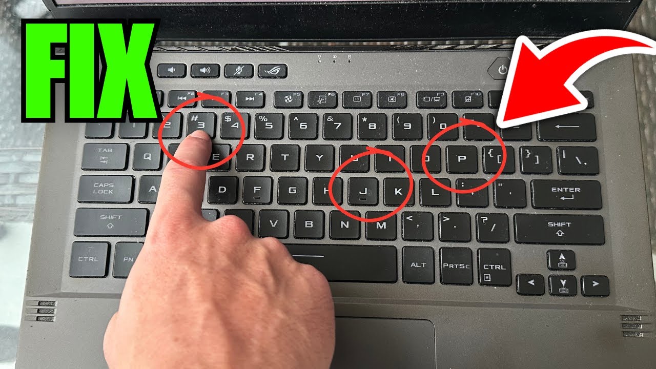 How To Fix Keyboard Typing Multiple Letters After One Key Pressed Youtube