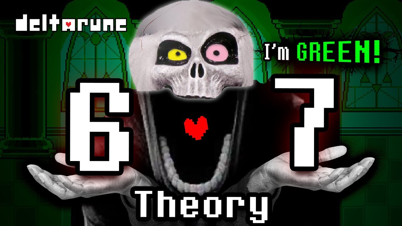 Deltarune 67 Theory Why Gaster Is Green And In Between Youtube
