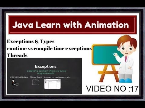 Java Tutorial For Beginners 17 Exceptions And Its Types Threads