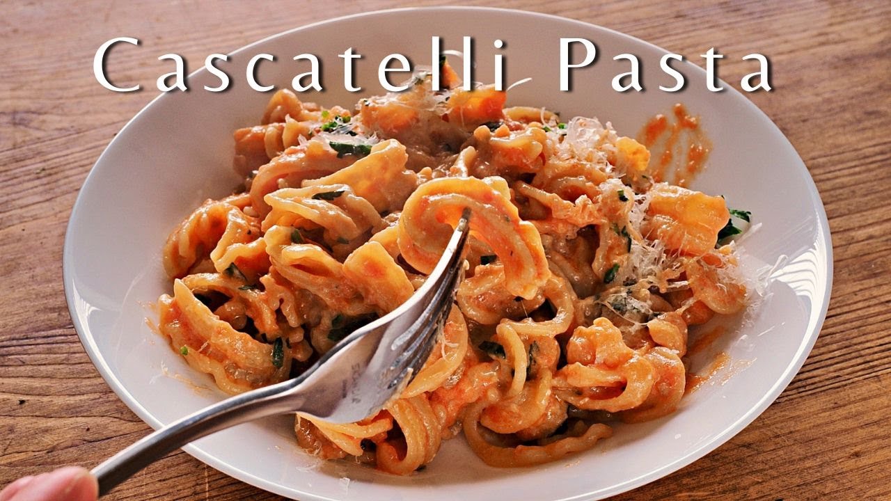 Cascatelli With Ricotta Tomato Sauce Testing The New Pasta Shape