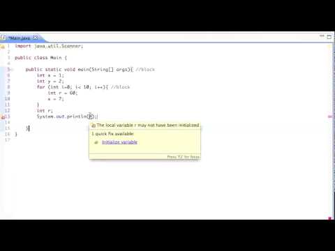 Java Variable Scope Tutorial Youtube