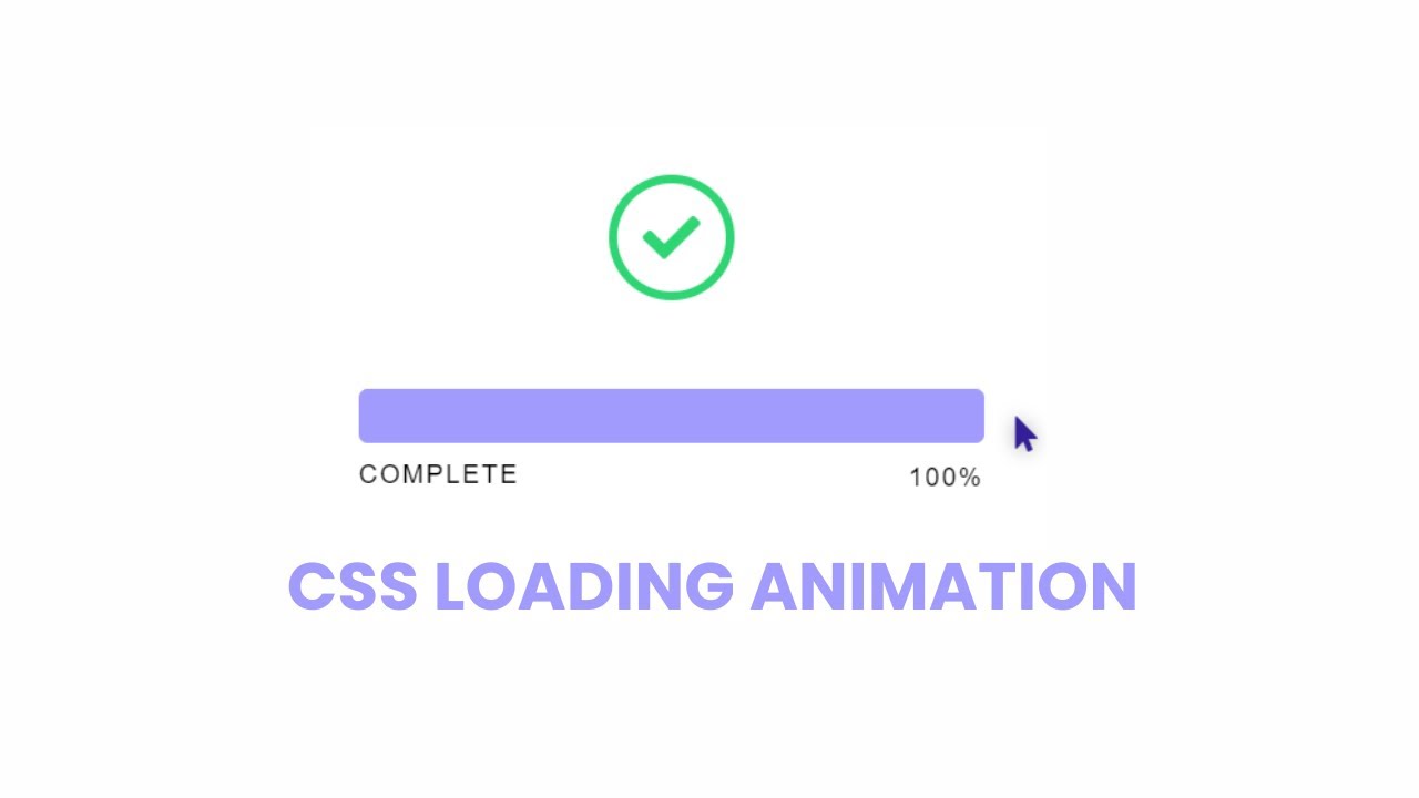 Html Css Loading Animation Css Loader Animation Youtube